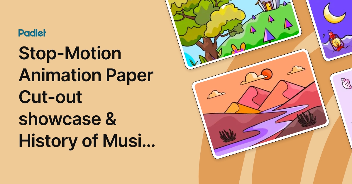 Stop-Motion Animation Paper Cut-out showcase & History of Music and ...