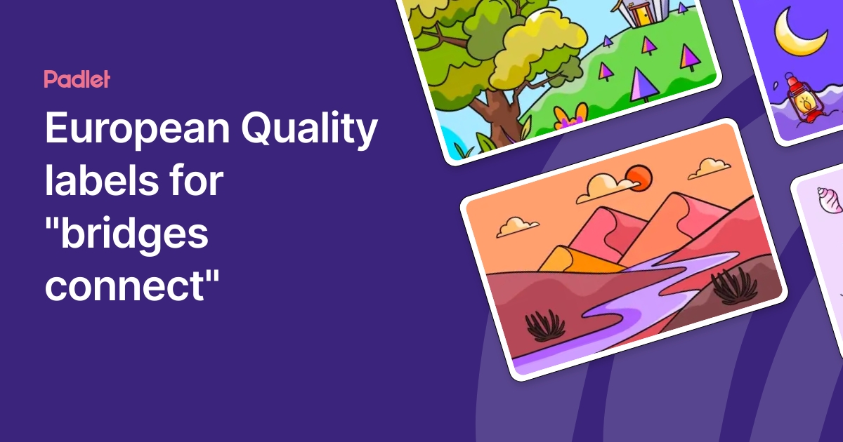 European Quality labels for "bridges connect"