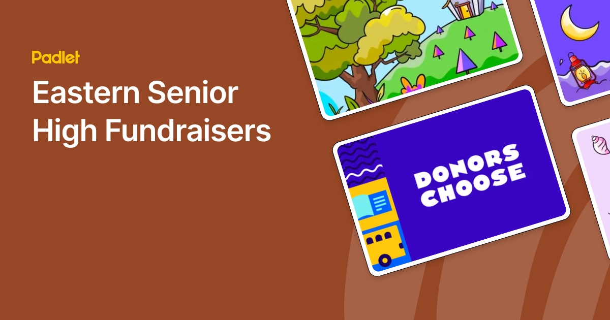 Eastern Senior High Fundraisers