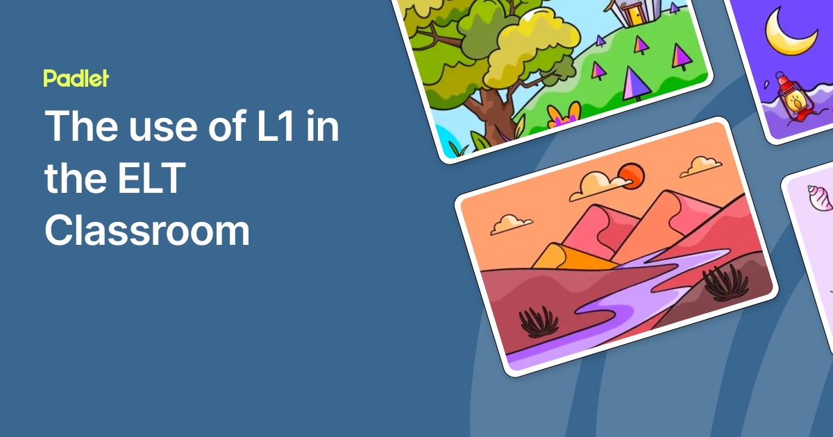 The use of L1 in the ELT Classroom