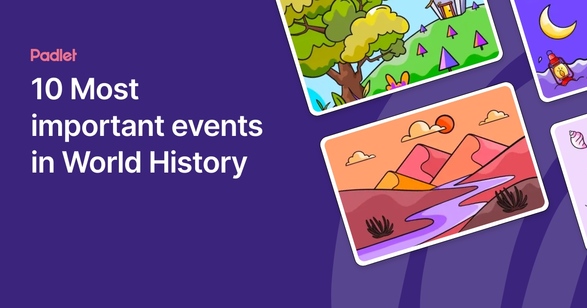 10 Most important events in World History