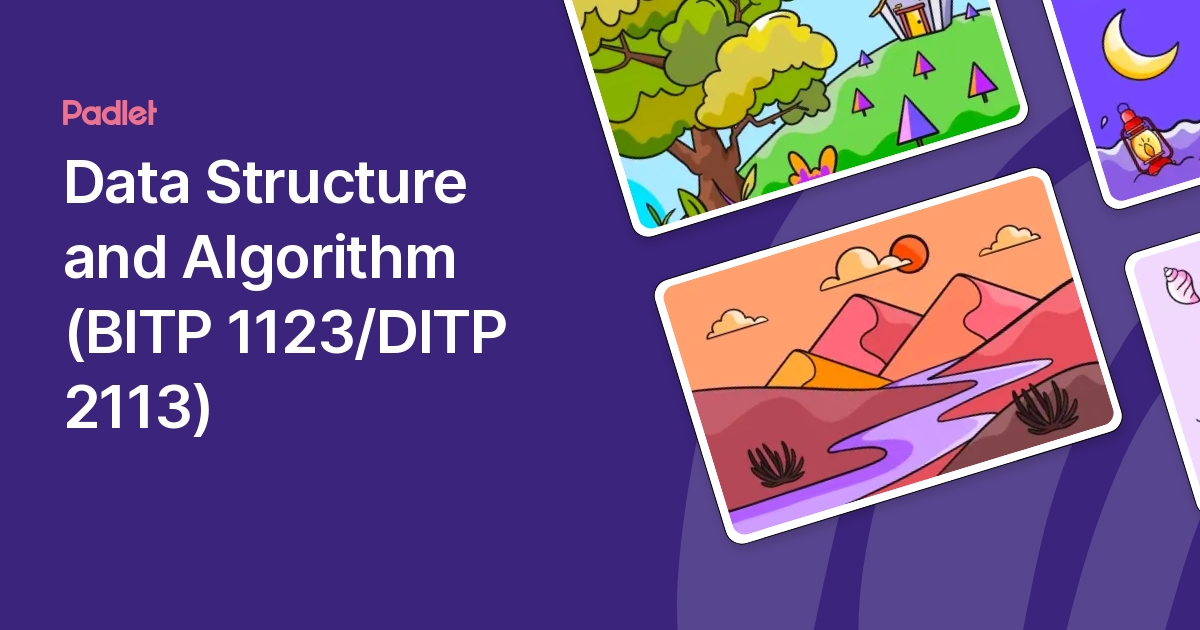 Data Structure and Algorithm (BITP 1123/DITP 2113)