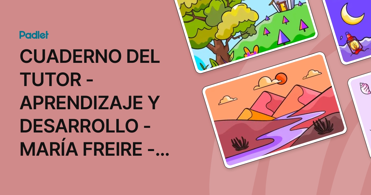 CUADERNO DEL TUTOR - APRENDIZAJE Y DESARROLLO - MARÍA FREIRE - 4º ESO