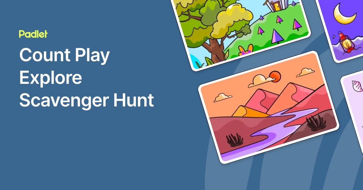 Count Play Explore Scavenger Hunt