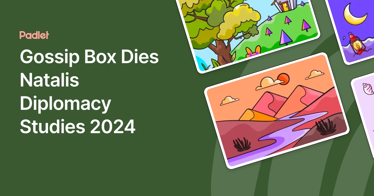 Gossip Box Dies Natalis Diplomacy Studies 2024