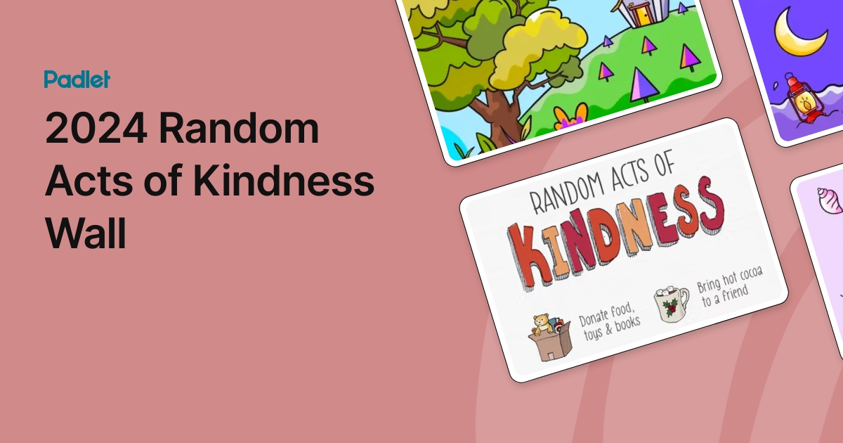 2024 Random Acts of Kindness Wall