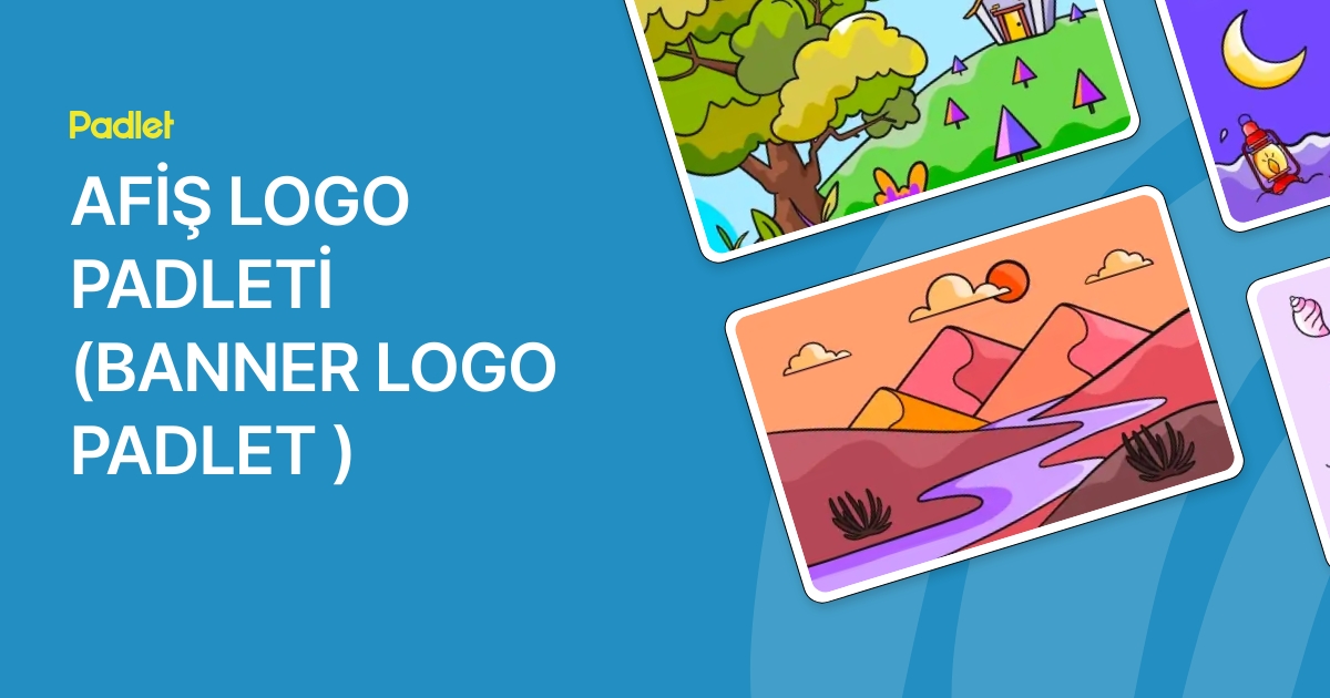AFİŞ LOGO PADLETİ (BANNER LOGO PADLET )