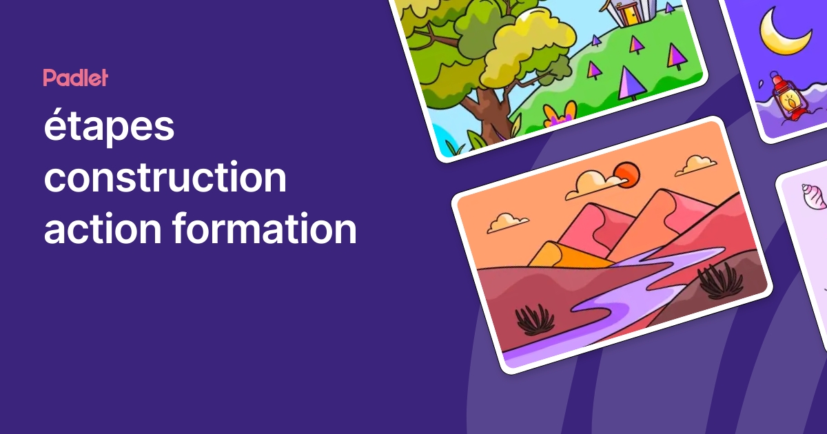 étapes construction action formation