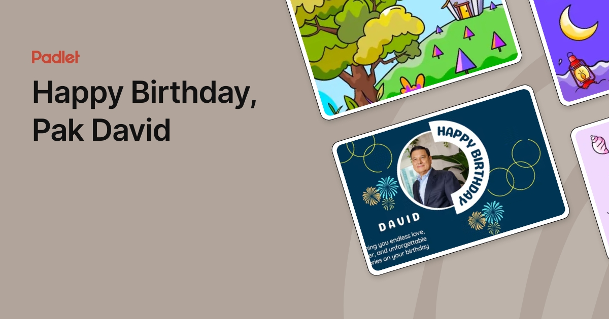 Happy Birthday, Pak David