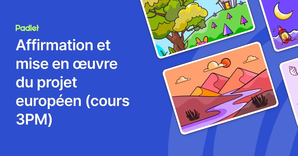 Affirmation et mise en œuvre du projet européen (cours 3PM)
