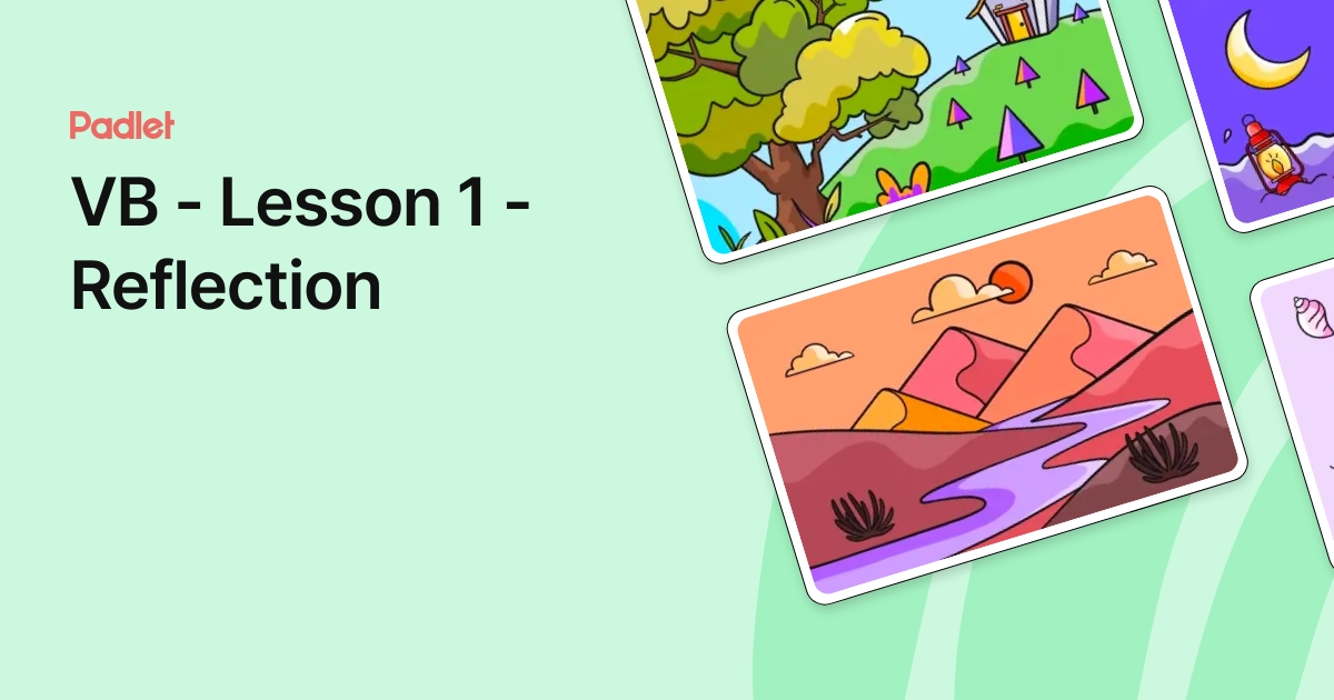 VB - Lesson 1 - Reflection