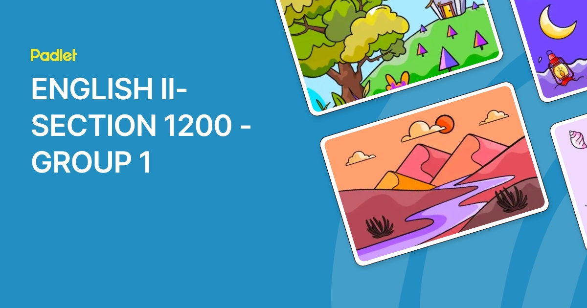 ENGLISH II- SECTION 1200 - GROUP 1
