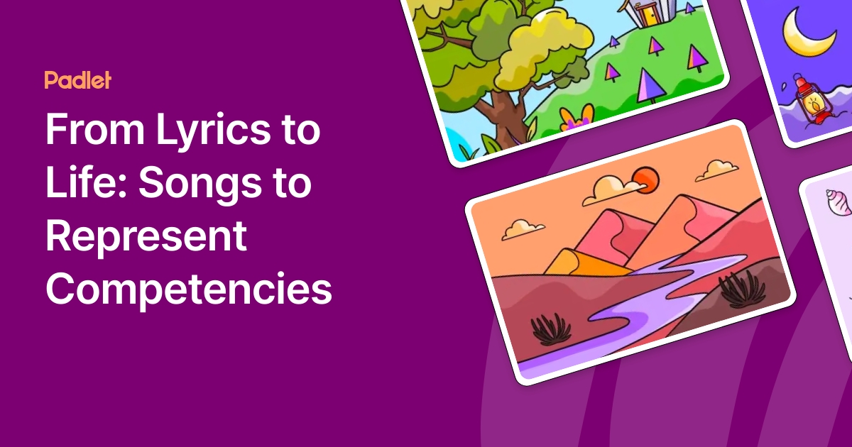 From Lyrics to Life: Songs to Represent Competencies