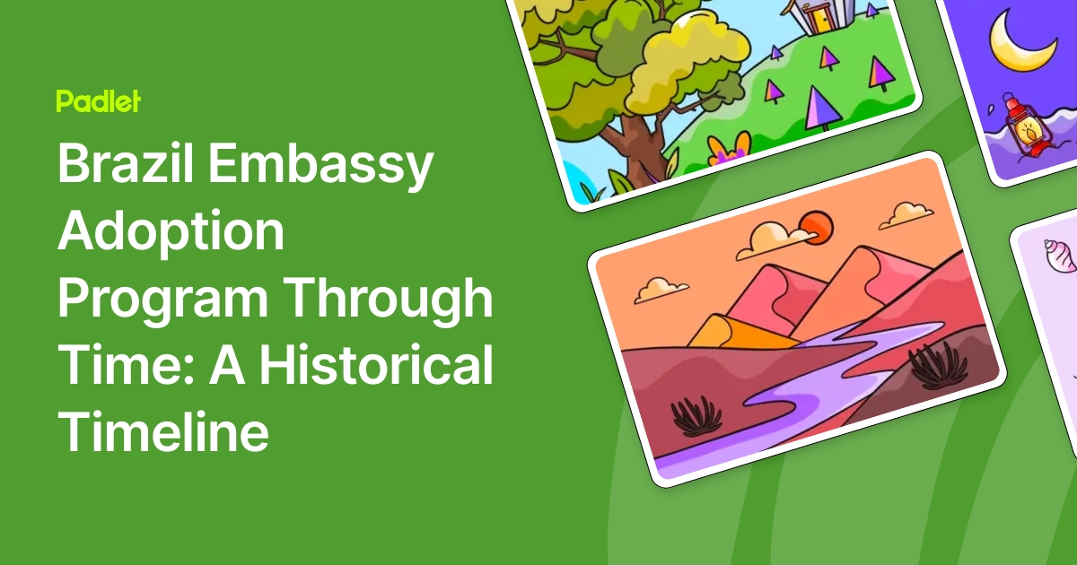 Brazil Embassy Adoption Program Through Time: A Historical Timeline