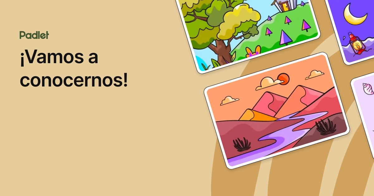 ¡Vamos a conocernos!