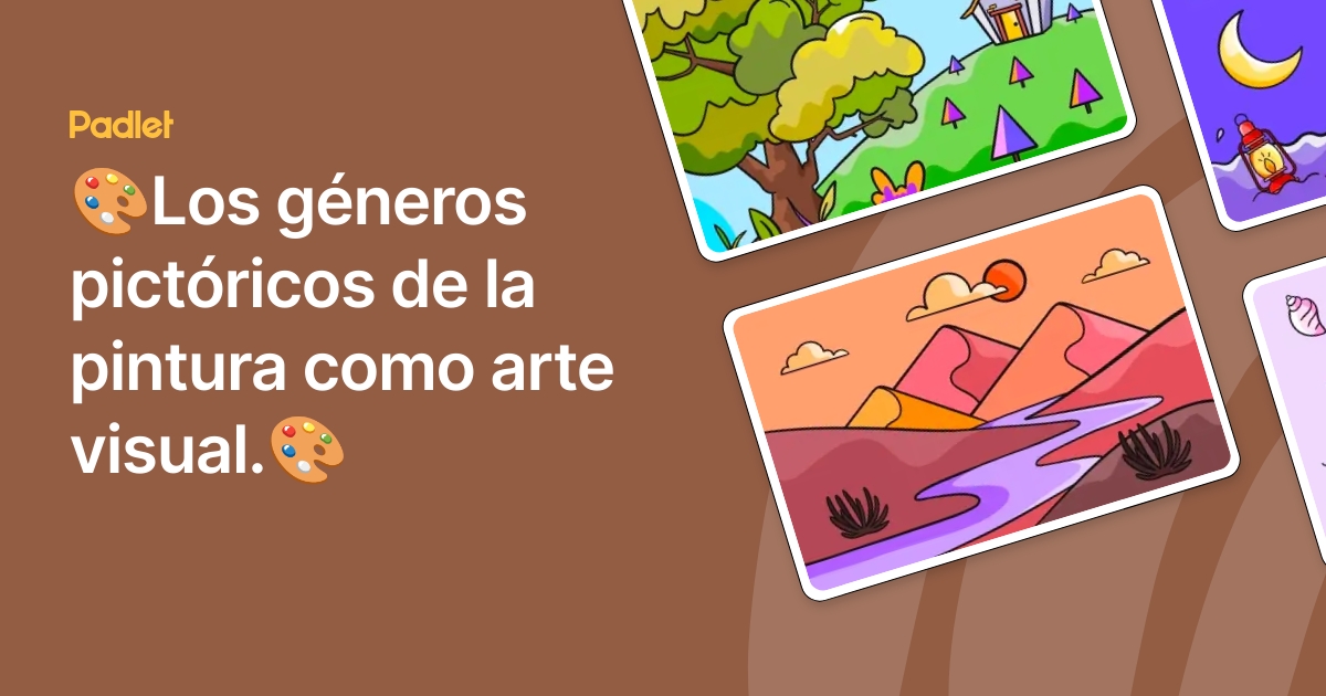 🎨Los géneros pictóricos de la pintura como arte visual.🎨