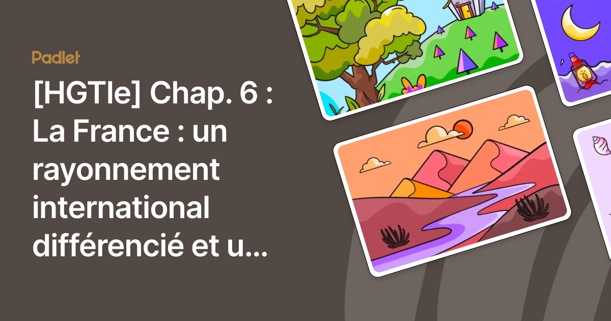 [HGTle] Chap. 6 : La France : un rayonnement international différencié ...