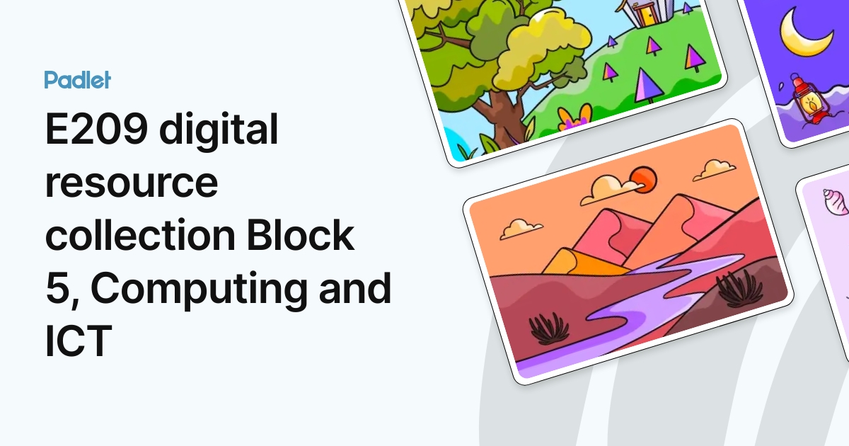E209 digital resource collection Block 5, Computing and ICT