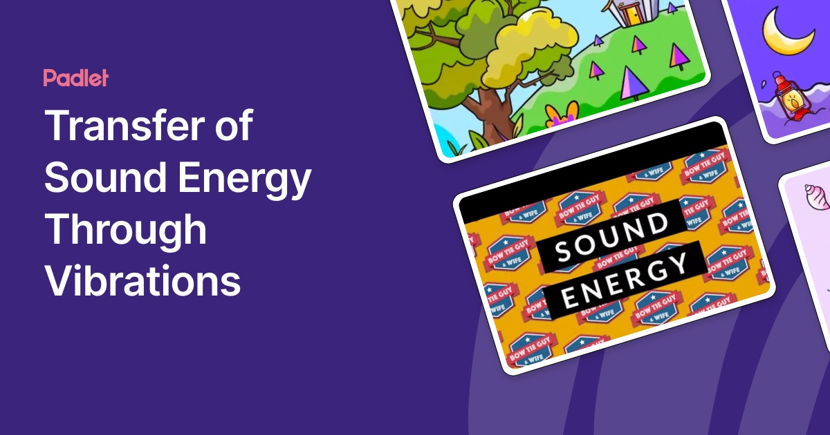 Transfer of Sound Energy Through Vibrations