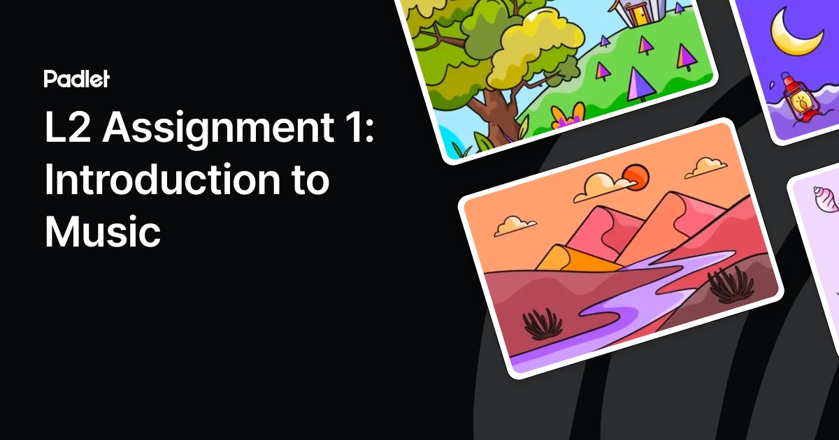 L2 Assignment 1: Introduction to Music