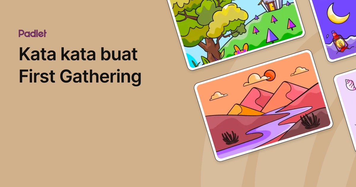 Kata kata buat First Gathering