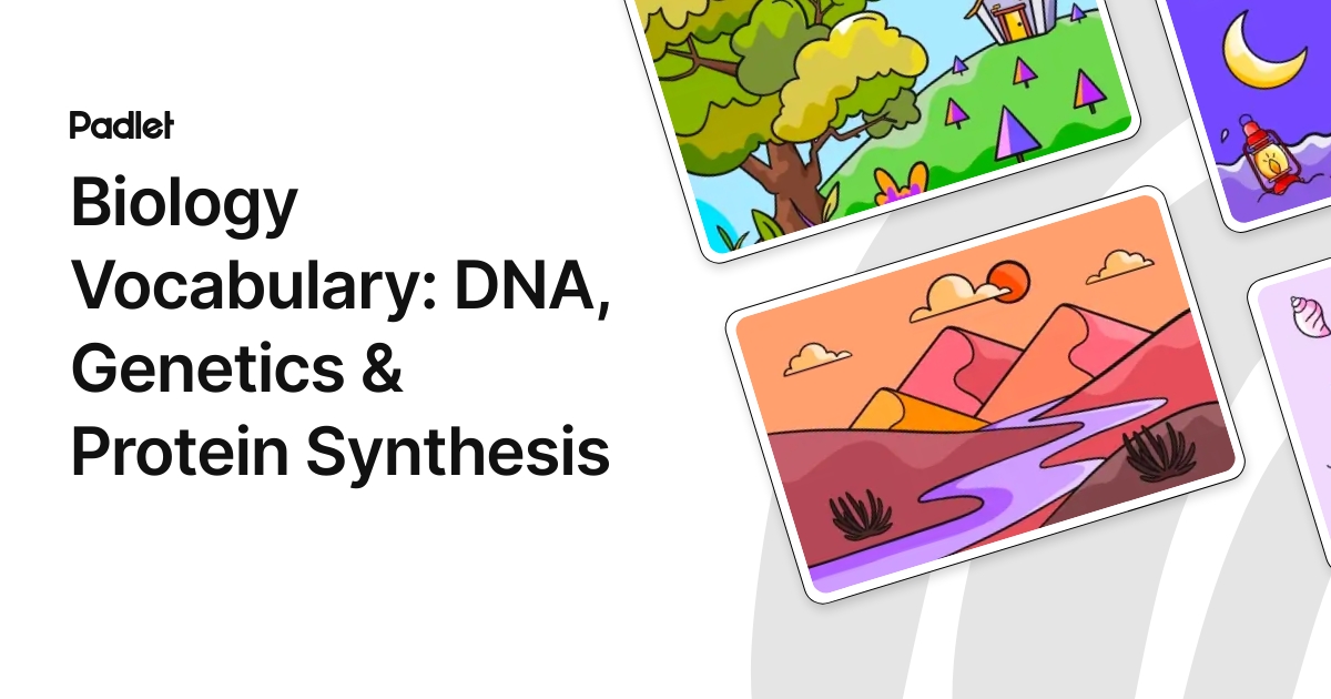 Biology Vocabulary: DNA, Genetics & Protein Synthesis