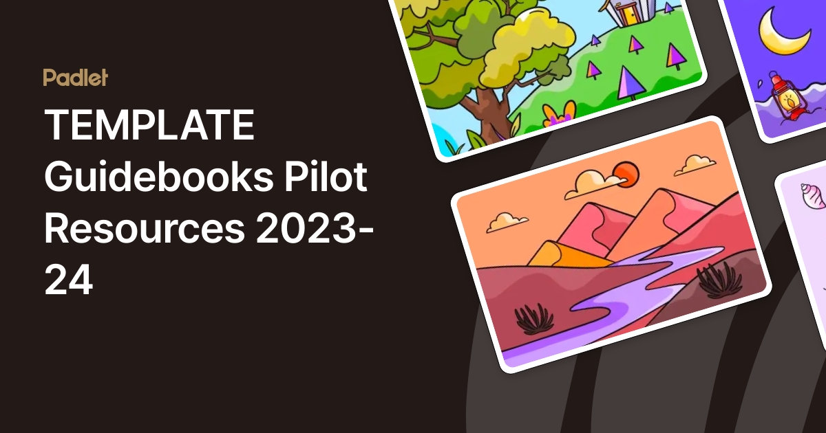 TEMPLATE Guidebooks Pilot Resources 2023-24