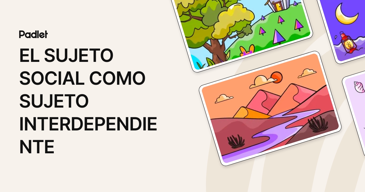 EL SUJETO SOCIAL COMO SUJETO INTERDEPENDIENTE