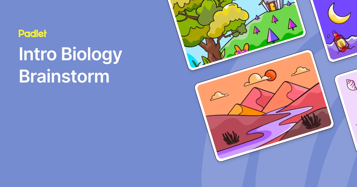 Intro Biology Brainstorm