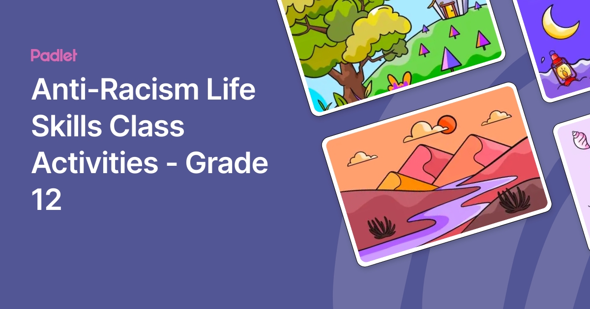 Anti-Racism Life Skills Class Activities - Grade 12