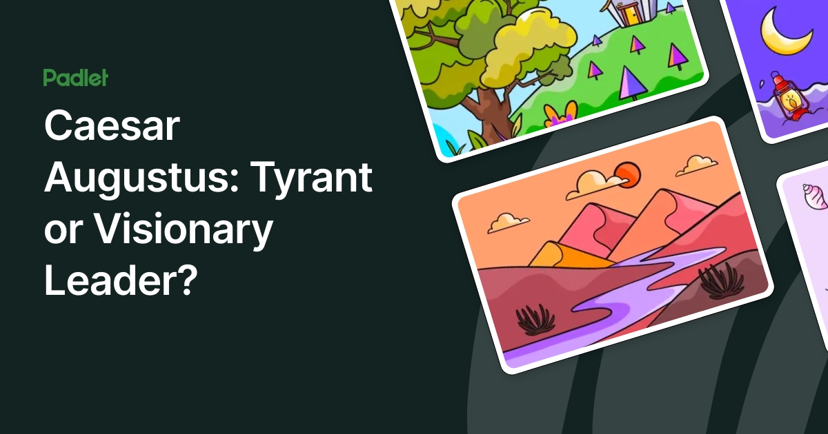 Caesar Augustus: Tyrant or Visionary Leader?