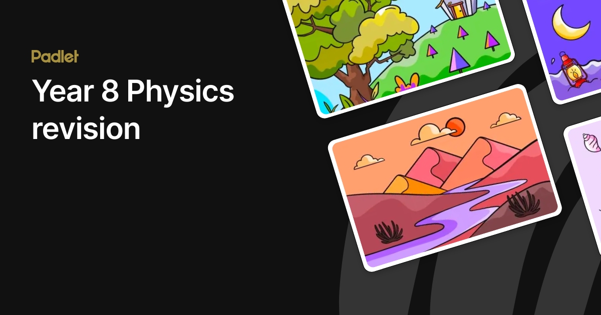 Year 8 Physics revision