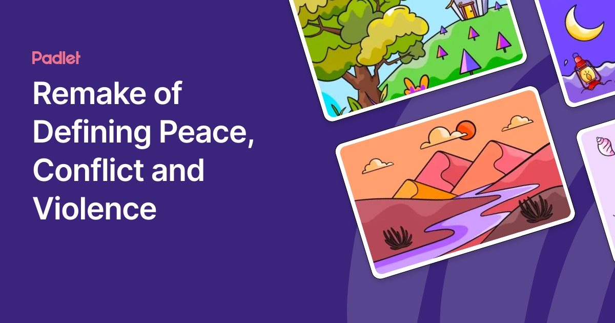 Remake of Defining Peace, Conflict and Violence