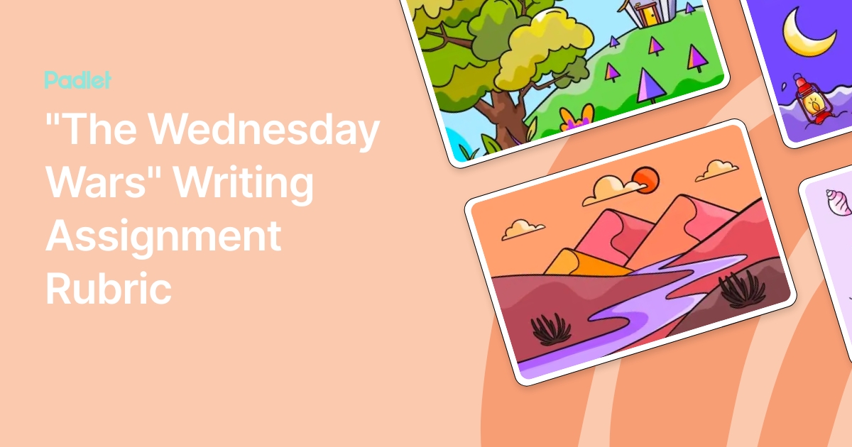 "The Wednesday Wars" Writing Assignment Rubric