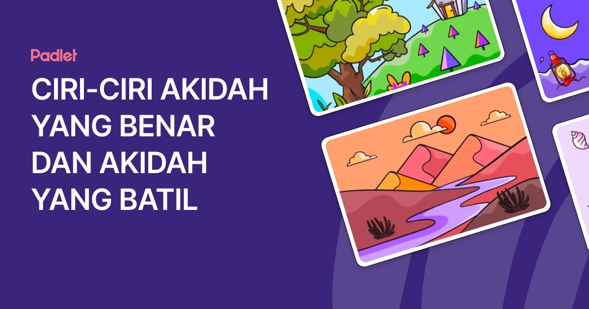 CIRI-CIRI AKIDAH YANG BENAR DAN AKIDAH YANG BATIL