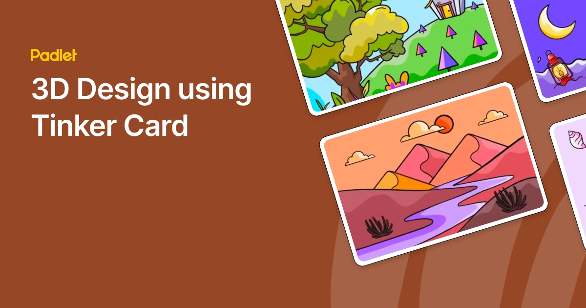 3D Design using Tinker Card