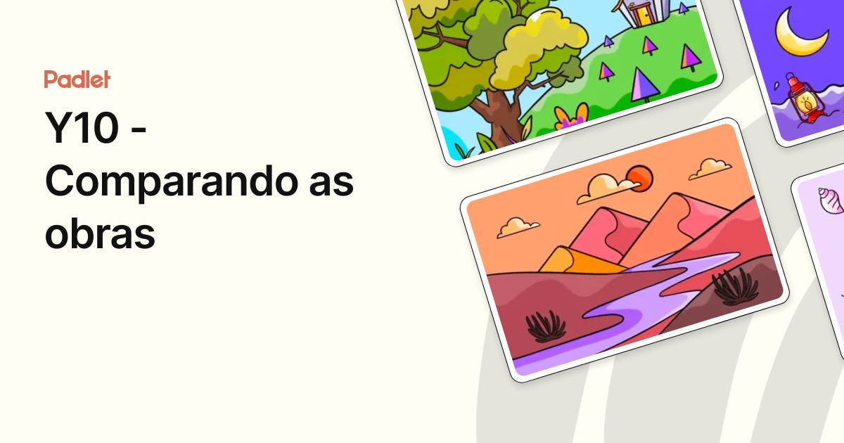 Y10 - Comparando as obras