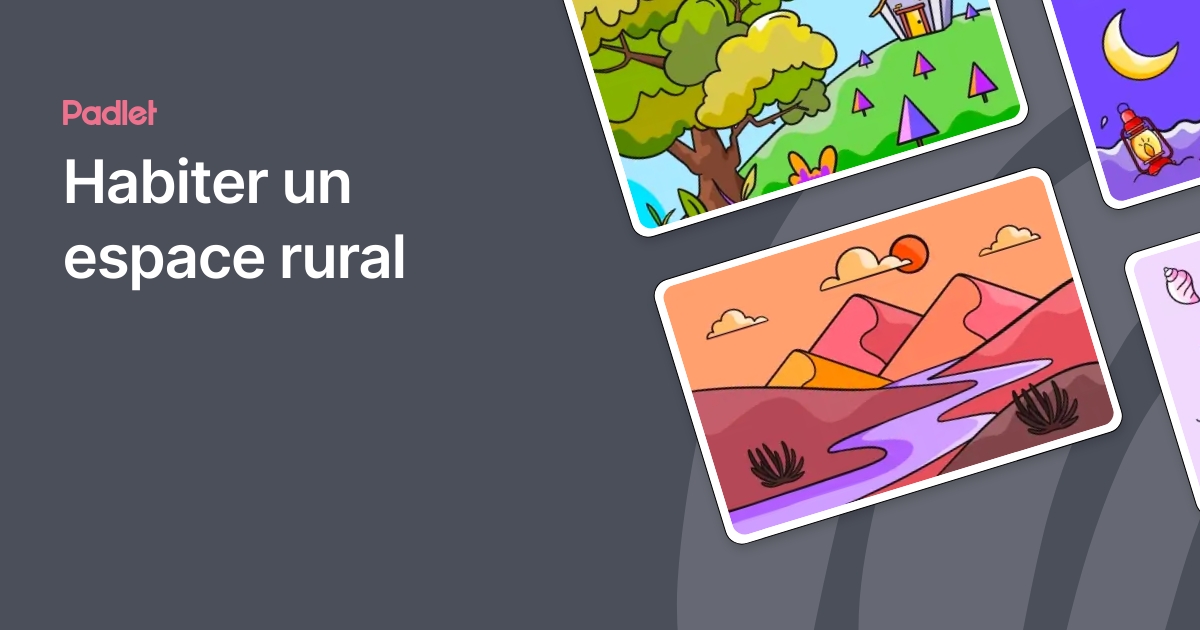Habiter un espace rural