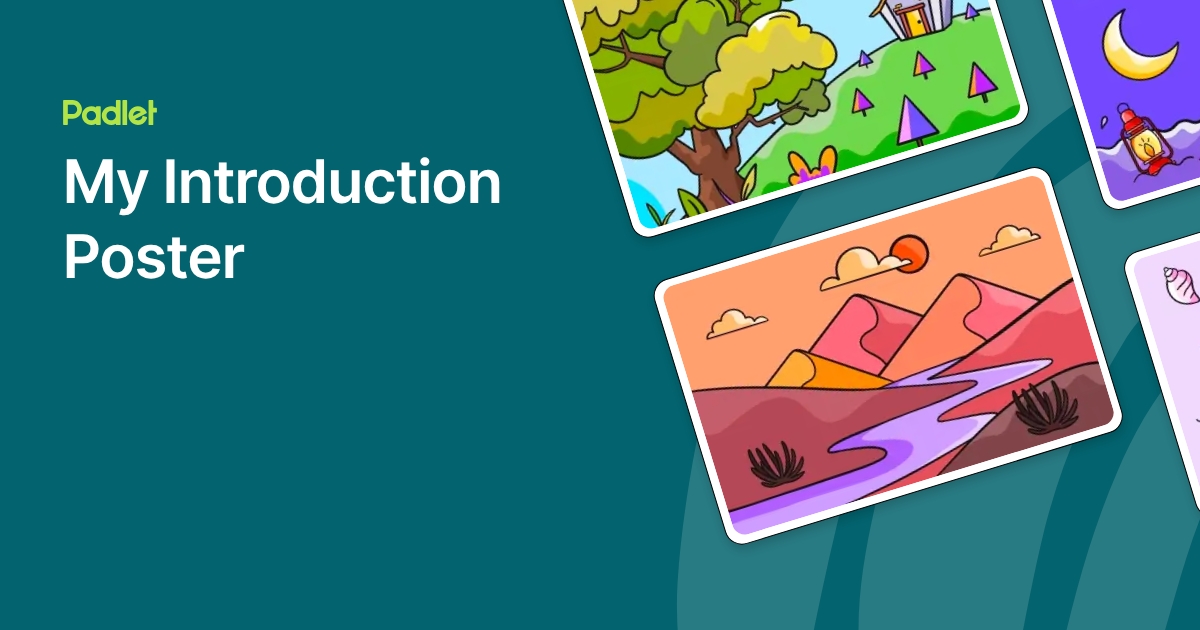 My Introduction Poster