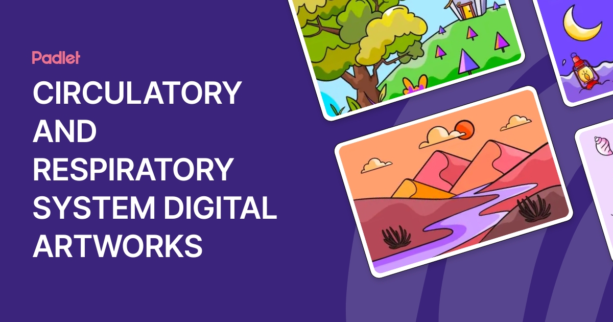 CIRCULATORY AND RESPIRATORY SYSTEM DIGITAL ARTWORKS