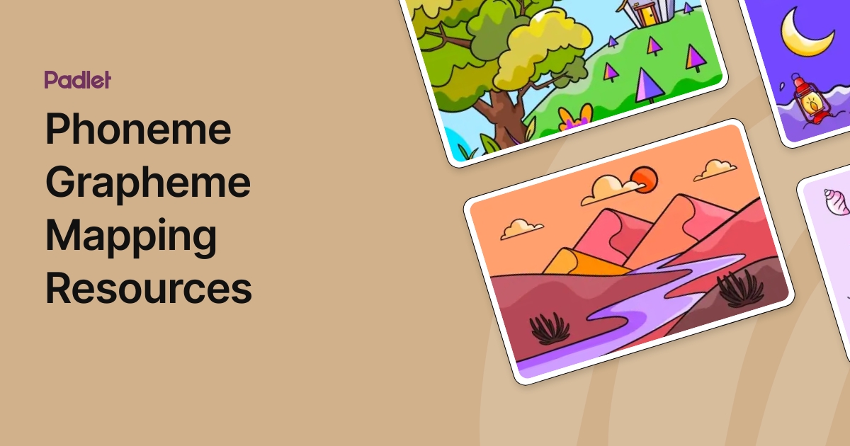 Phoneme Grapheme Mapping Resources