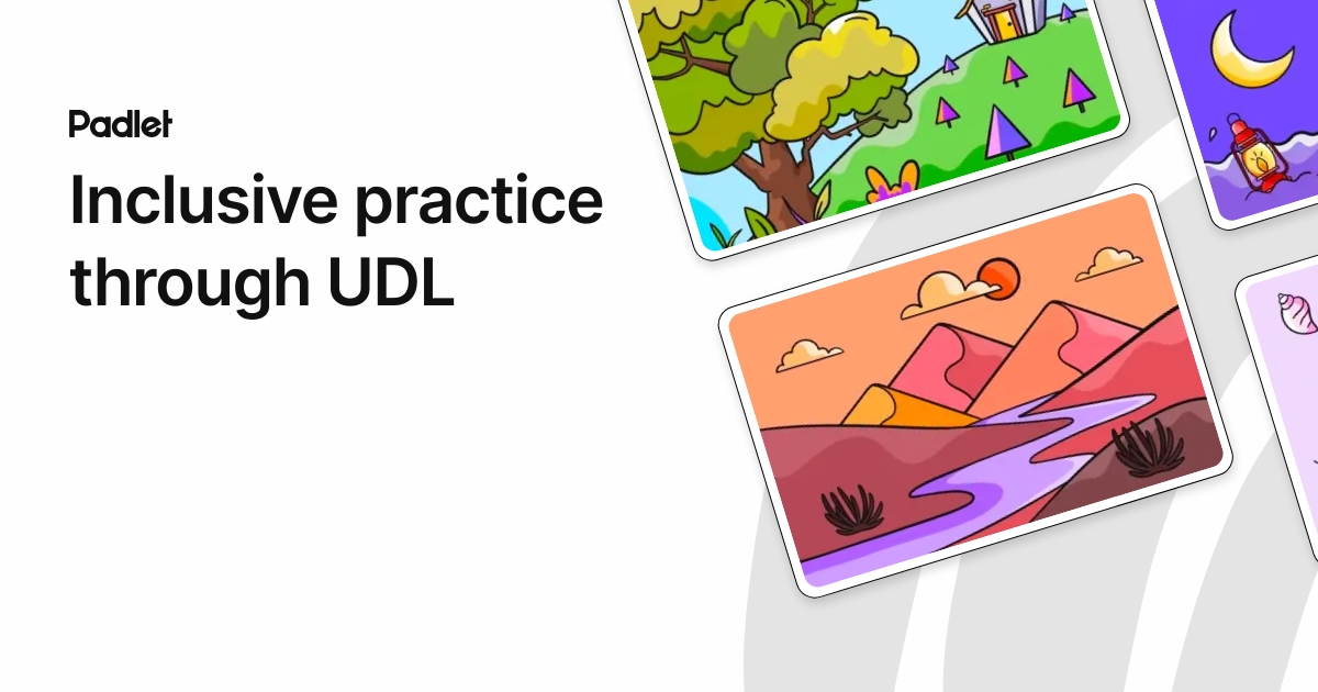 Inclusive practice through UDL