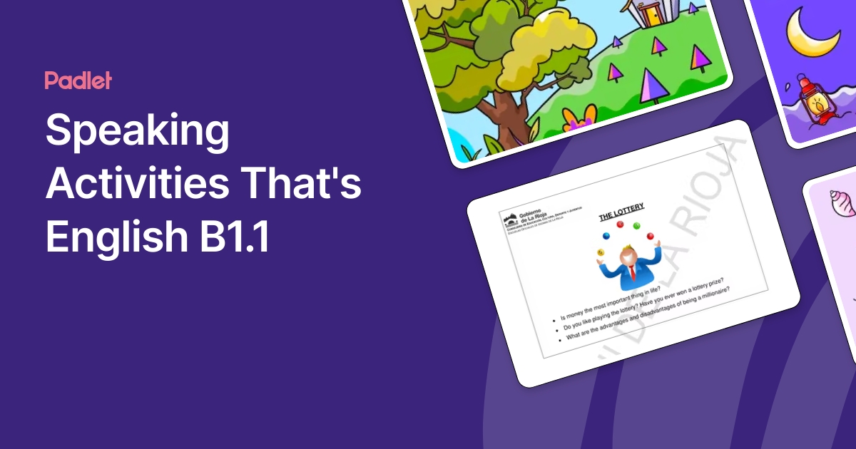 Speaking Activities That's English B1.1