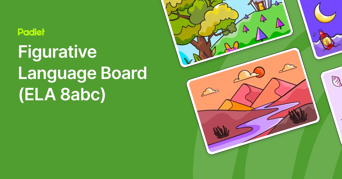 Figurative Language Board (ELA 8abc)