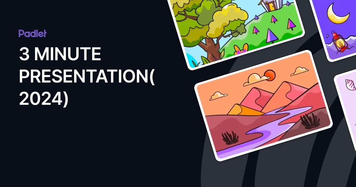 3 MINUTE PRESENTATION(2024)