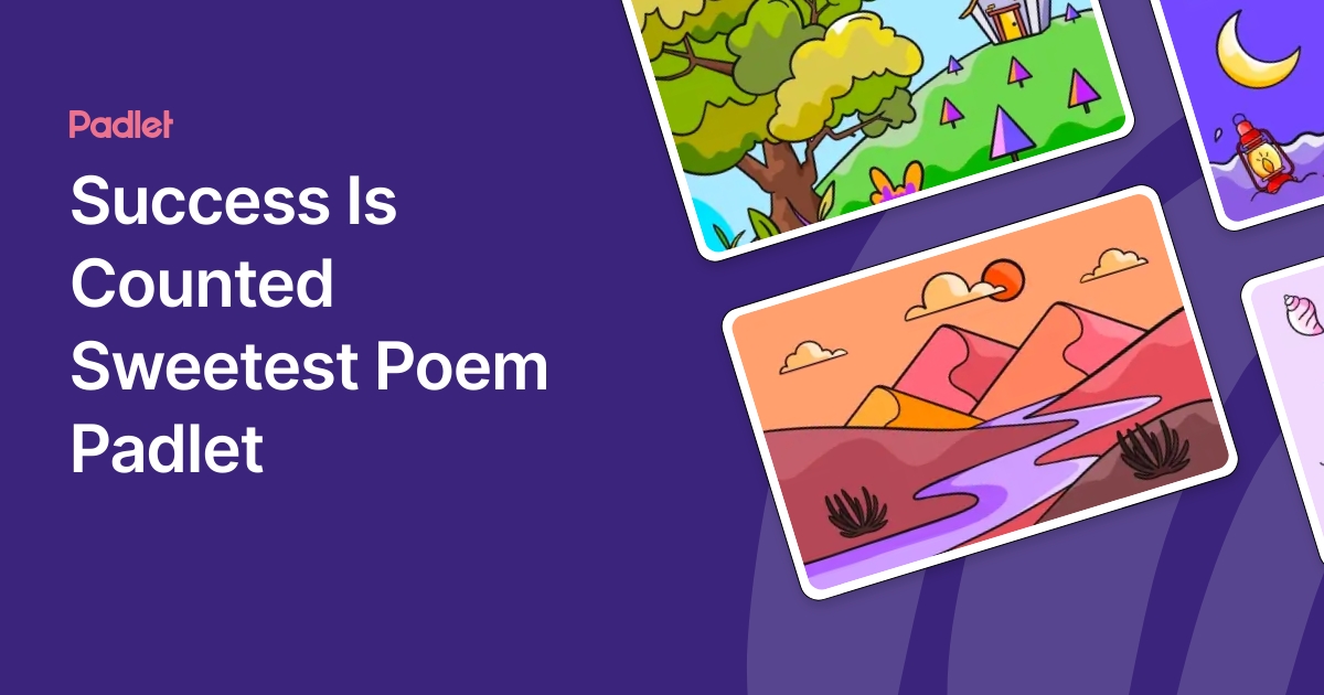 Success Is Counted Sweetest Poem Padlet