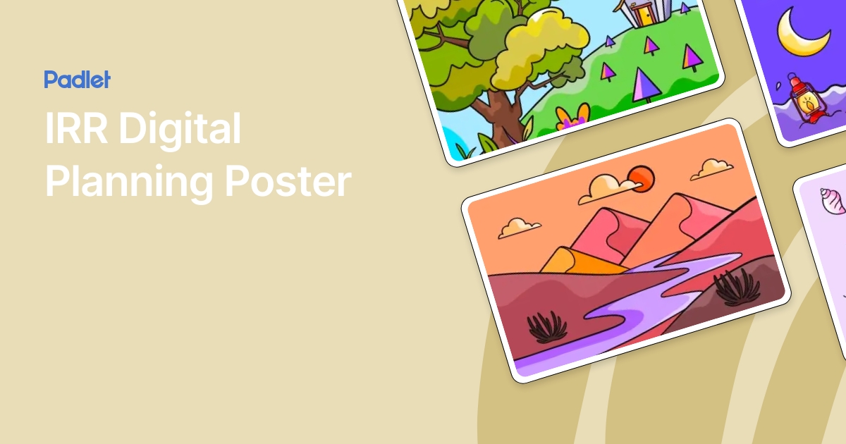 IRR Digital Planning Poster