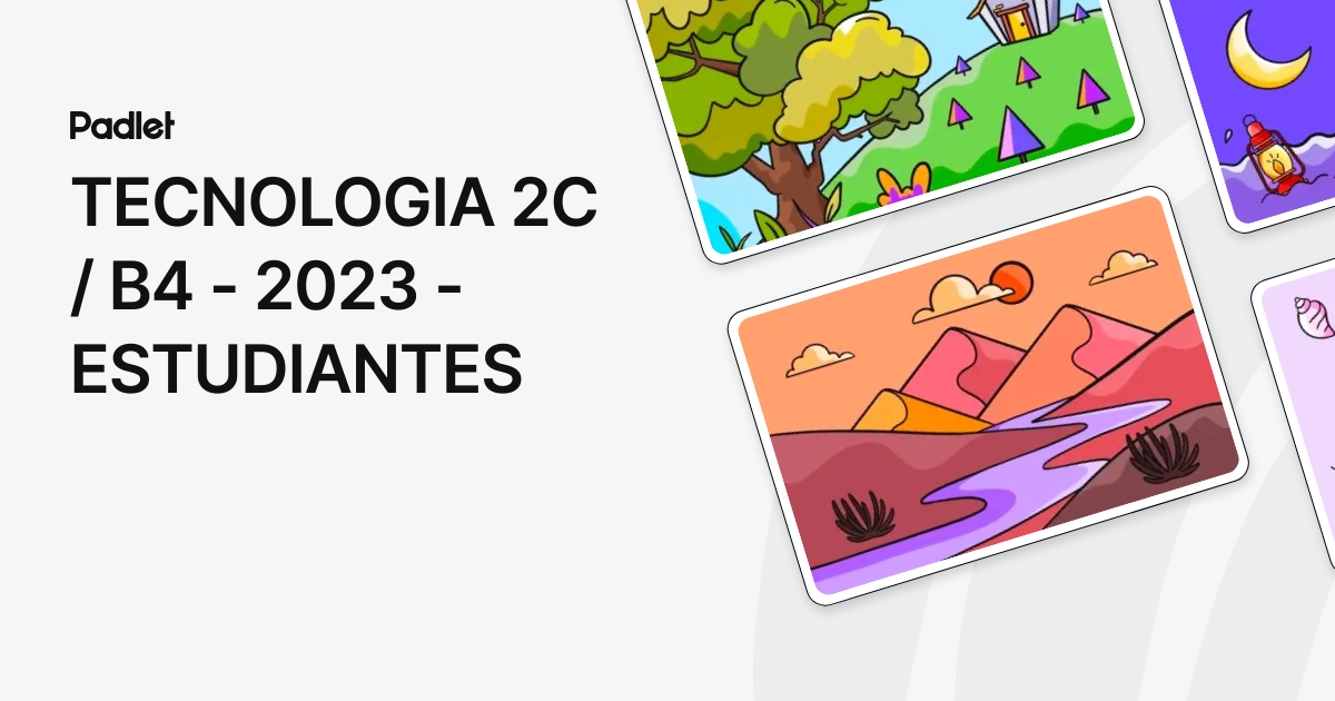 TECNOLOGIA 2C / B4 - 2023 - ESTUDIANTES