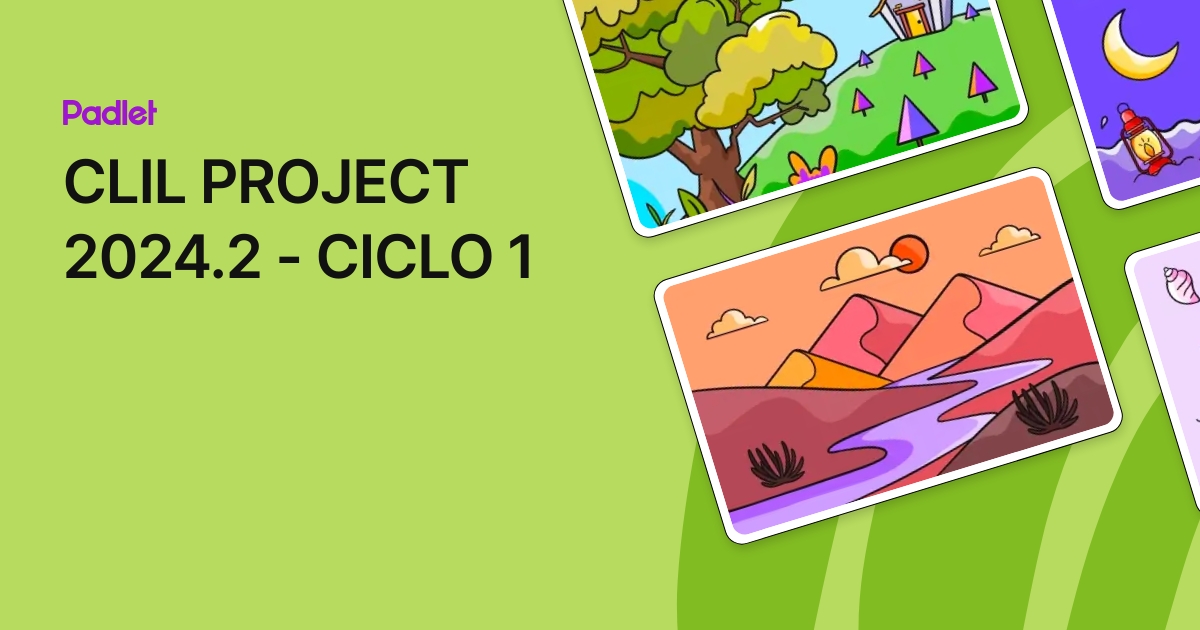 CLIL PROJECT 2024.2 - CICLO 1