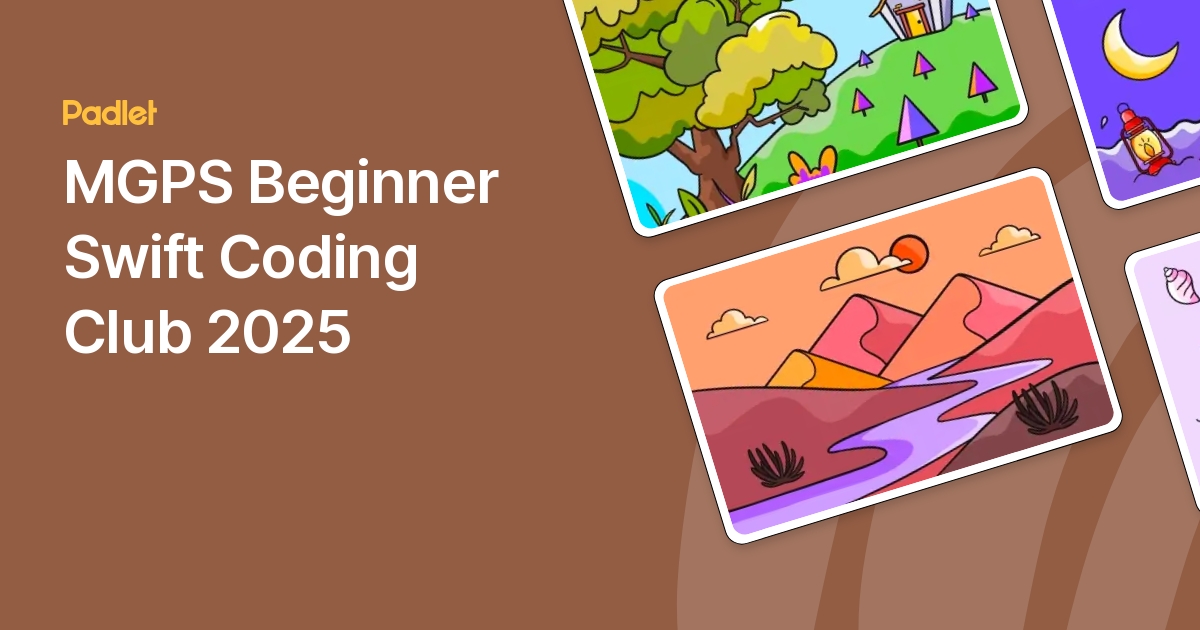 MGPS Beginner Swift Coding Club 2025